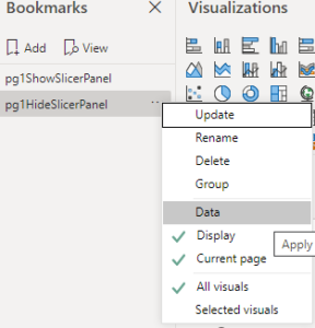 Slicer panels that can be hidden and shown - Dear Watson Consulting