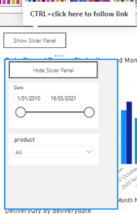 Slicer panels that can be hidden and shown - Dear Watson Consulting