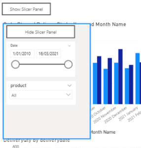 Slicer panels that can be hidden and shown - Dear Watson Consulting