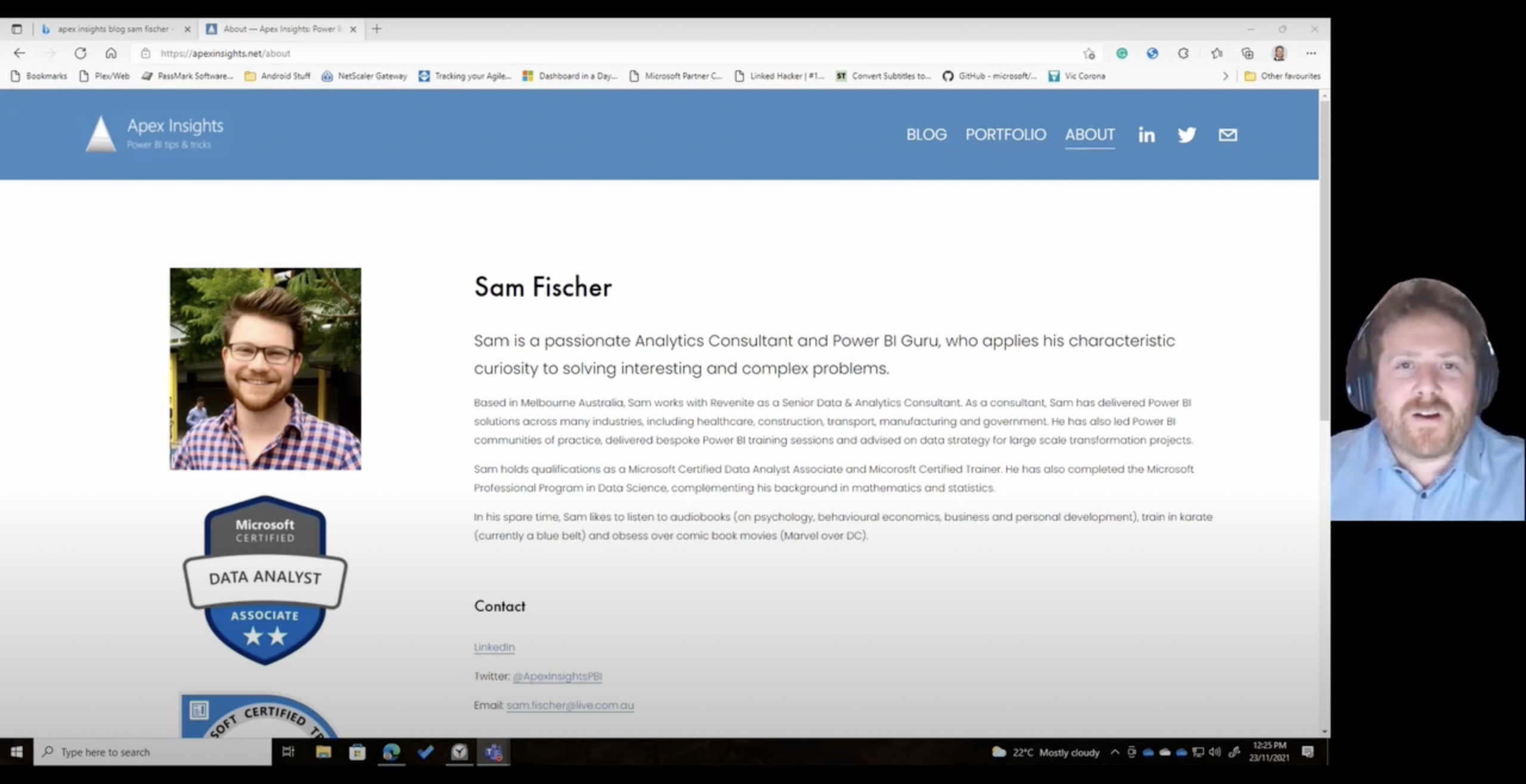 Power BI Hack #2: Sam Fischer from Revenite and Apex Insights - Dear ...